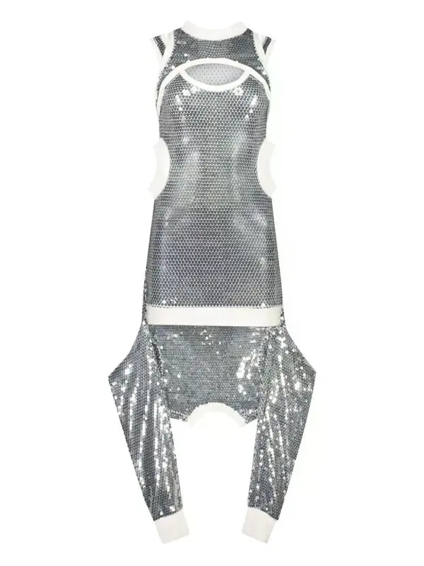Jeremy Scott Sequin-embellished Dress