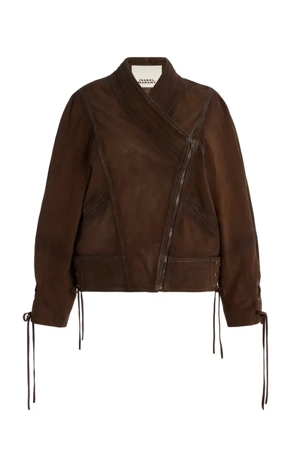 Isabel Marant Edina Suede Jacket - Brown