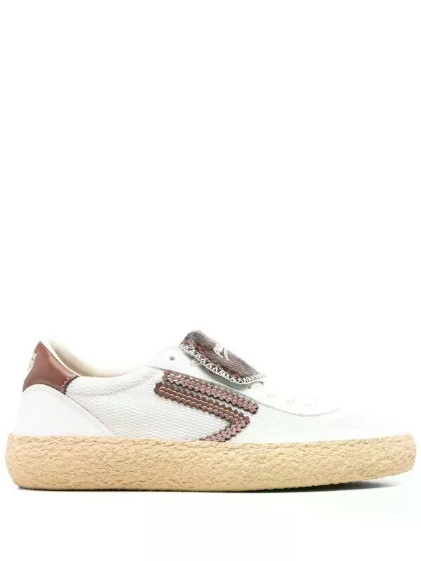PURAAI Logo-embroidered Sneakers - White