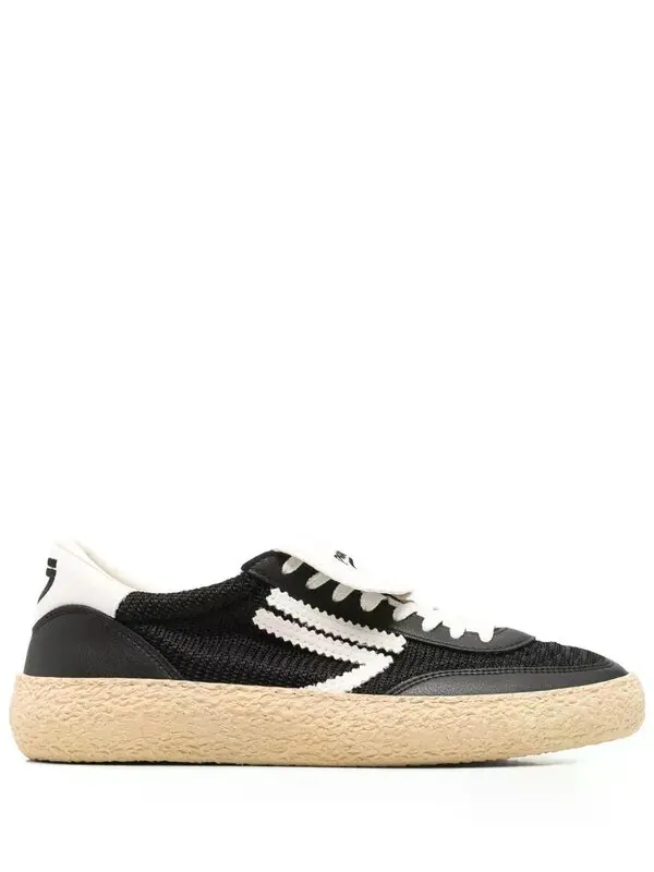 PURAAI Logo-embroidered Sneakers - Black