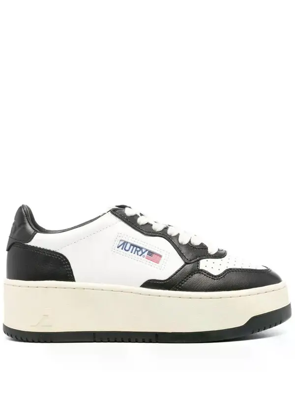 AUTRY Platform Low Sneakers - White