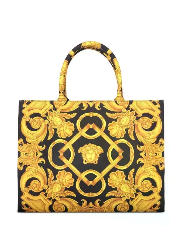 Versace Medusa Barocco Tote Bag - Black