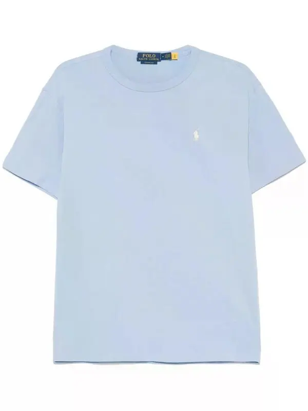 Ralph Lauren Polo Pony-embroidered T-shirt - Blue