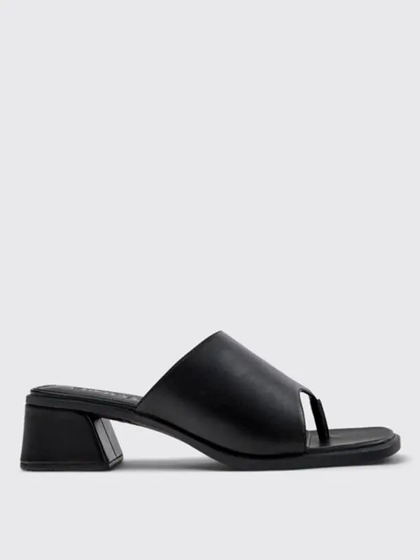 Camper Heeled Sandal - Black