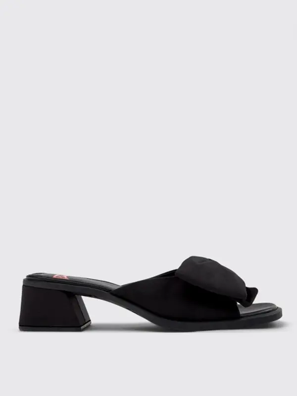 Camper Heeled Sandal - Black