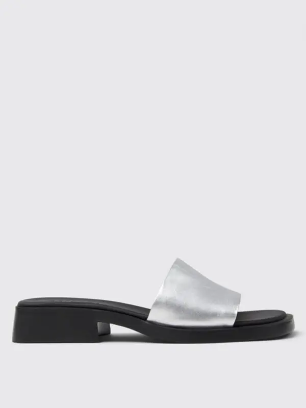 Camper Flat Sandal - Grey