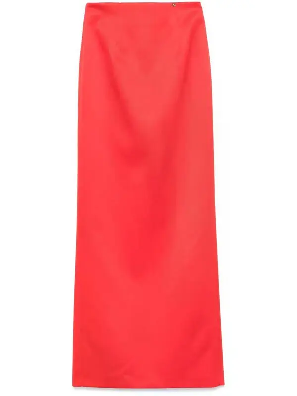 NISSA Satin Maxi Skirt