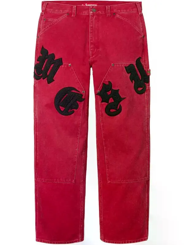 Supreme Old English Canvas Double Knee Painter Trousers