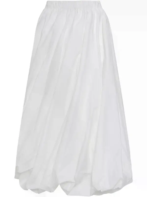 Rosetta Getty Twisted Midi Skirt