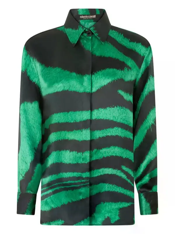 Roberto Cavalli Zebra-print Shirt