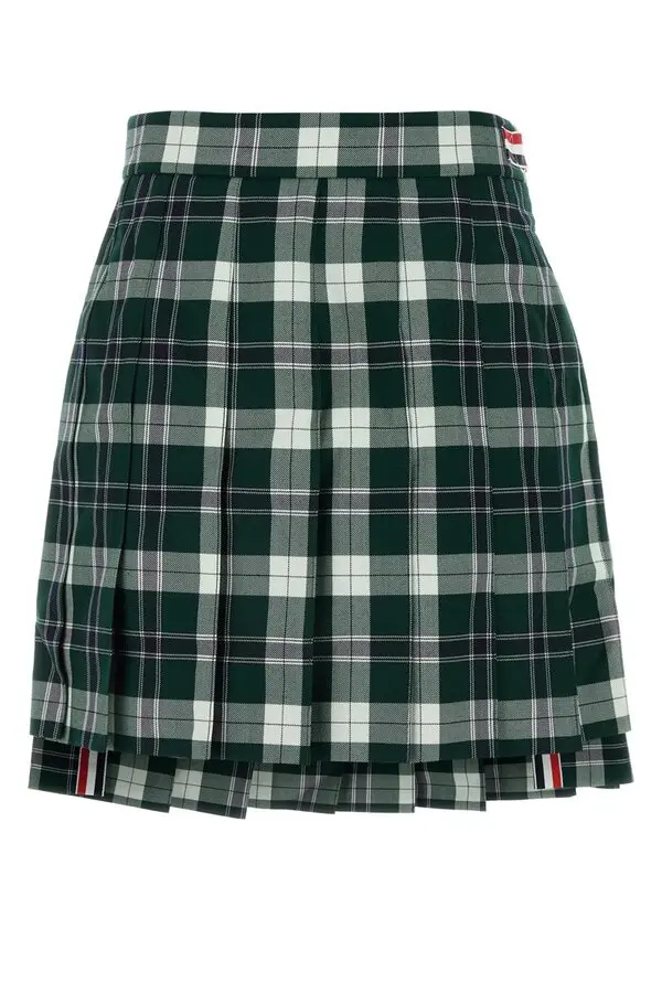 Thom Browne Plaid Skirt