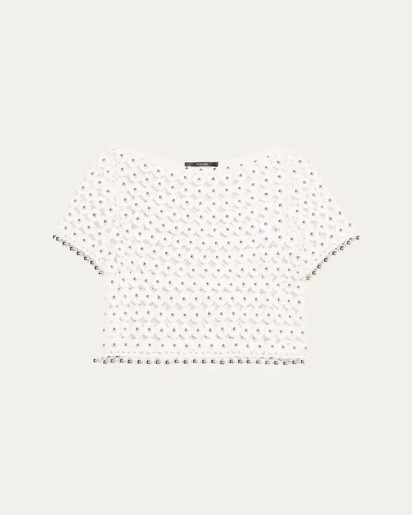 TOCCIN Coco Crochet Top