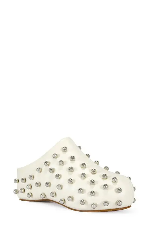 AZALEA WANG Darwin Stud Platform Clog - White