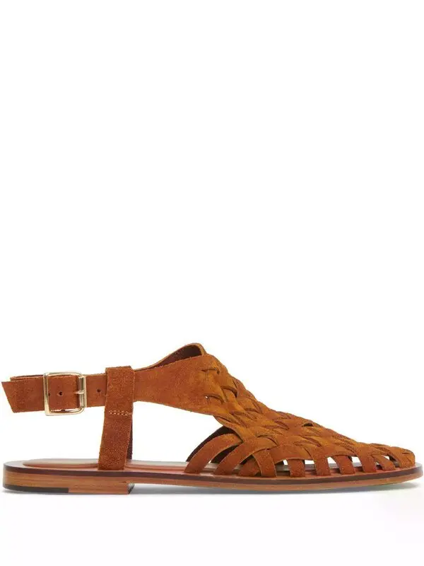 MANSUR GAVRIEL Woven Sandals - Brown