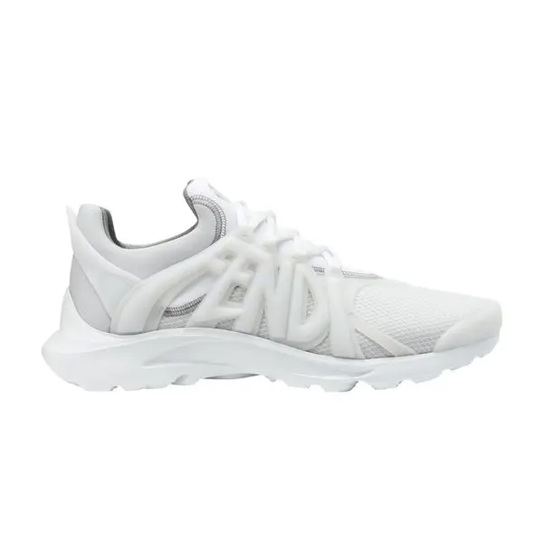 Fendi Tag Sneaker - White
