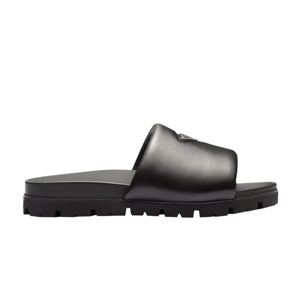 Prada Padded Nappa Leather Slide