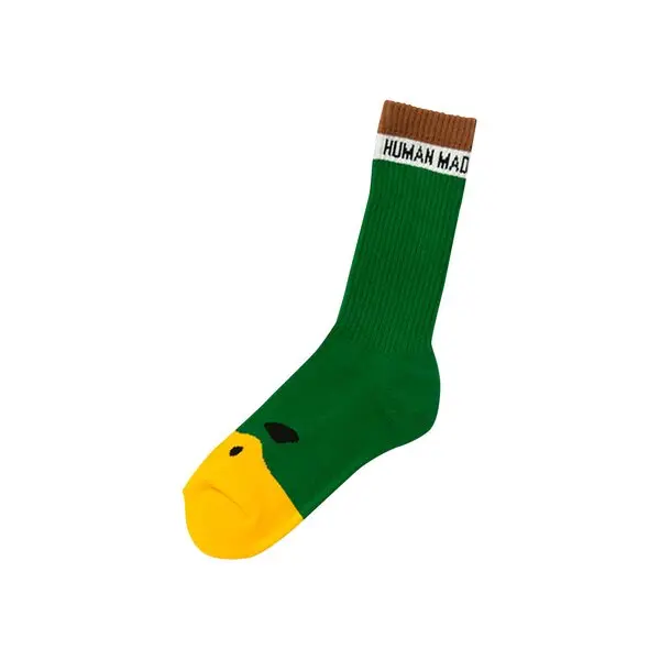 HUMAN MADE Duck Pile Crew Socks