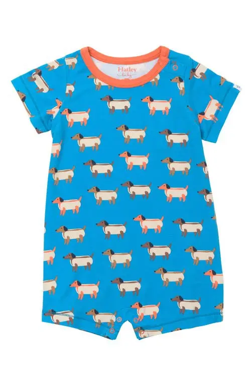 HATLEY Hot Dogs Romper - Mediterranean Blue