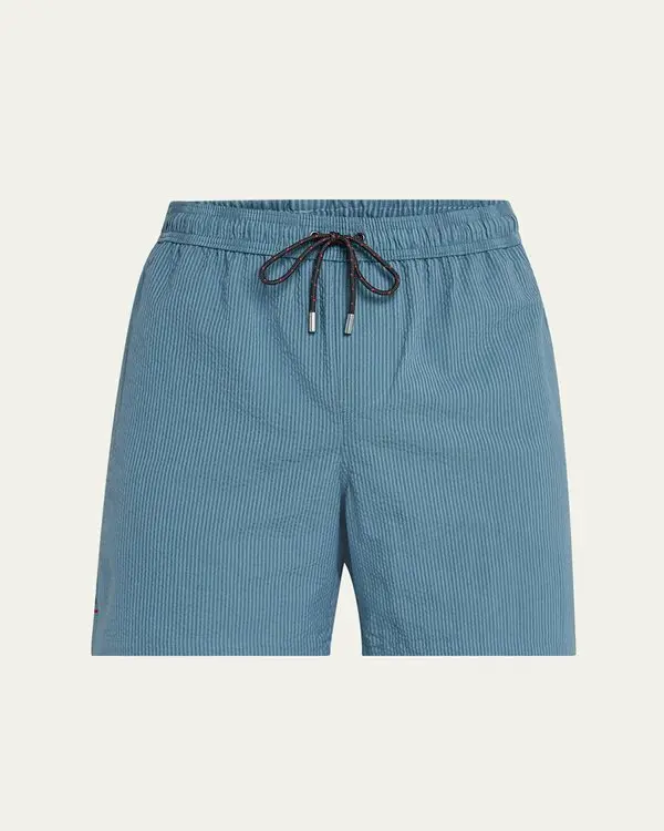 Sease Cod-2 Coral Sea Swim Trunks