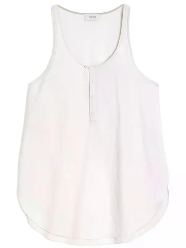 LEMAIRE Bias Cut Tank Top - White