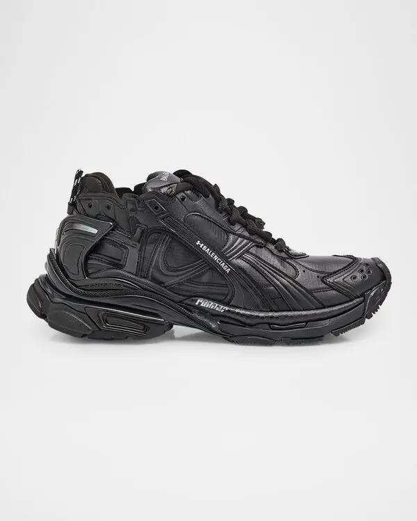 Balenciaga X Under Armour Runner Sneakers - 1000 Black