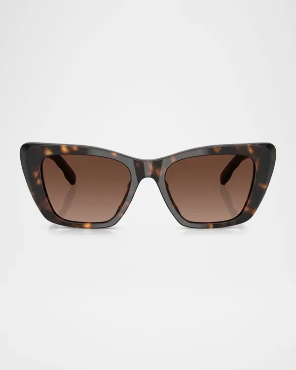 Tory Burch Ty7216u Cat-eye Sunglasses - Dk Tort
