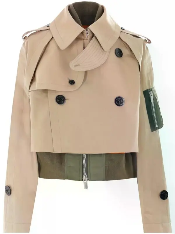 Sacai Layered Jacket - Neutrals