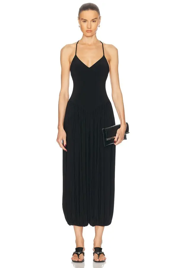 Norma Kamali Kenny Jumpsuit - Black