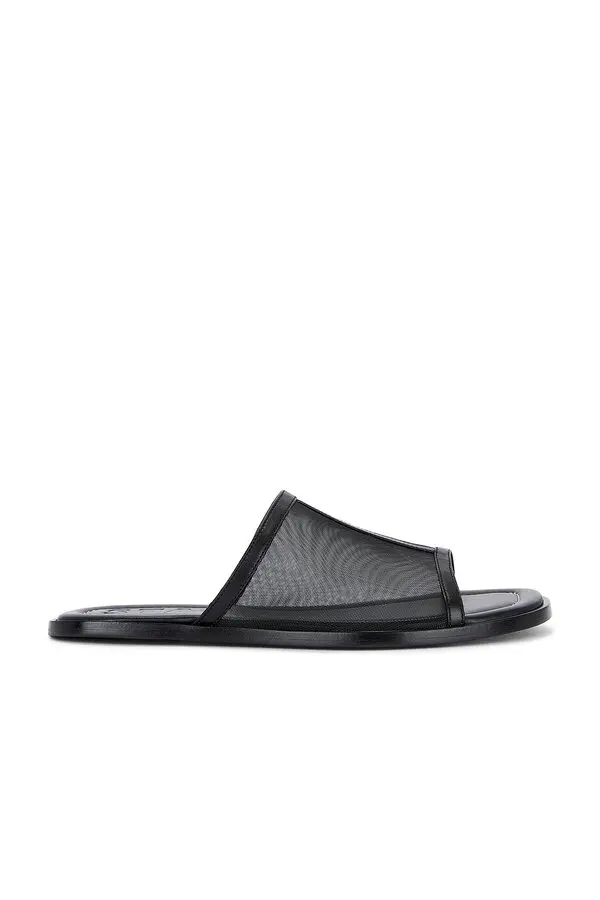 Staud Alessandra Sandals - Black Mesh
