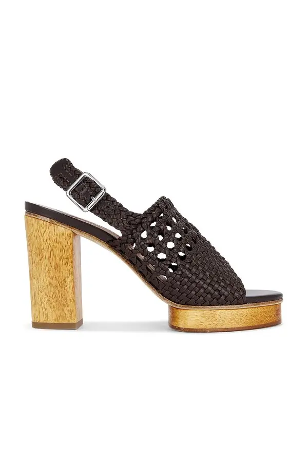 Staud Martina Platform Sandals - Espresso