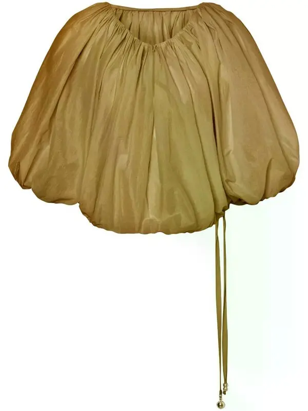Philosophy Di Lorenzo Serafini Gathered Blouse - Neutrals