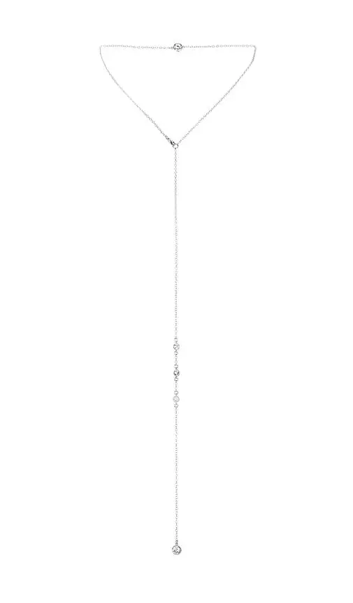 NAIIA Hailey Front And Back Chain - Silver