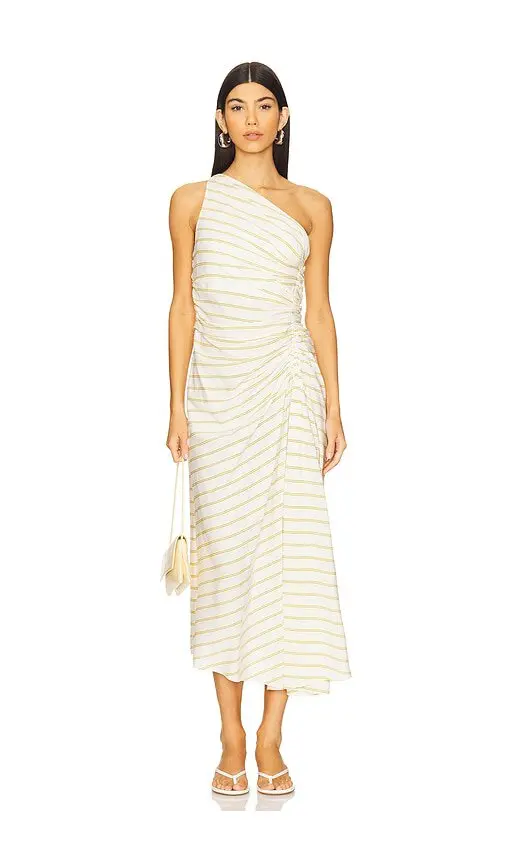 A.L.C. Carolyn Dress - Canary Stripe