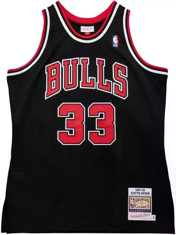 Mitchell & Ness 1997/98 Scottie Pippen Chicago Bulls Authentic Jersey - Black