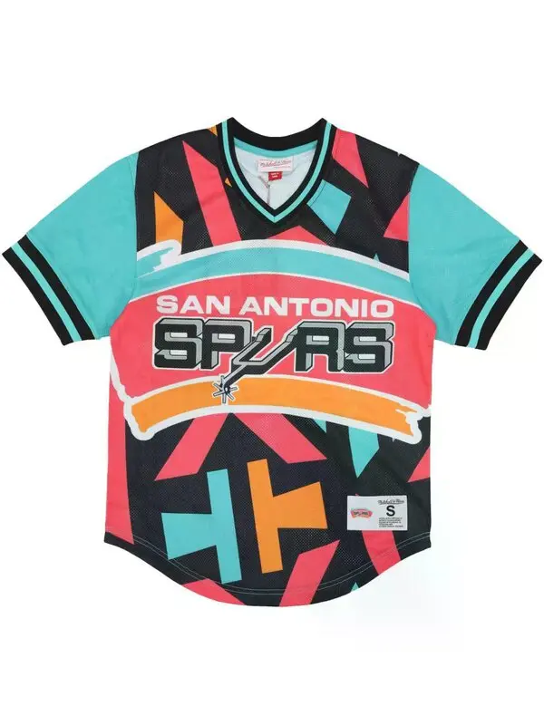 Mitchell & Ness Nba Jumbotron 3.0 Spurs Jersey - Blue
