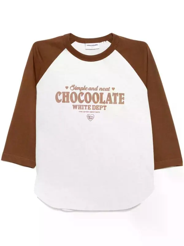 CHOCOOLATE Logo-print T-shirt - Brown