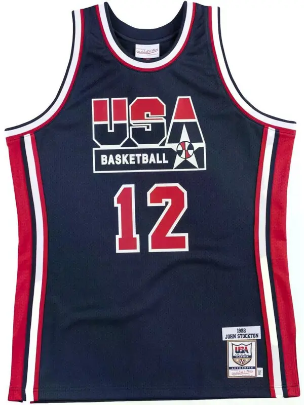 Mitchell & Ness Team Usa 1992 John Stockton Authentic Jersey