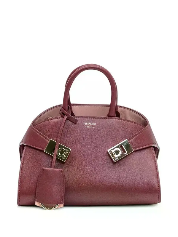 FERRAGAMO Mini Hug Tote - Red