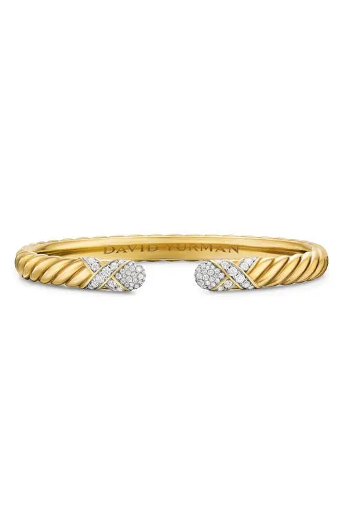 David Yurman Sculpted Cable X Cuff Bracelet