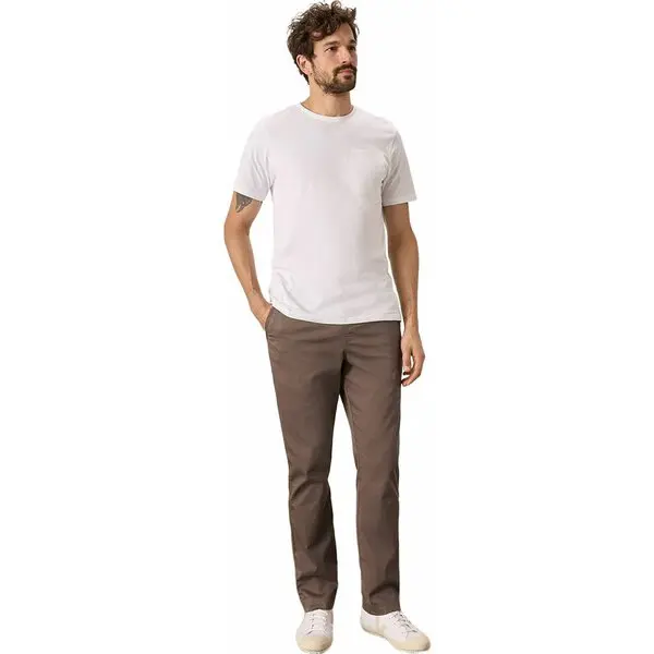 PACT Organic Cotton Daily Twill Midweight Pant - Deep Taupe