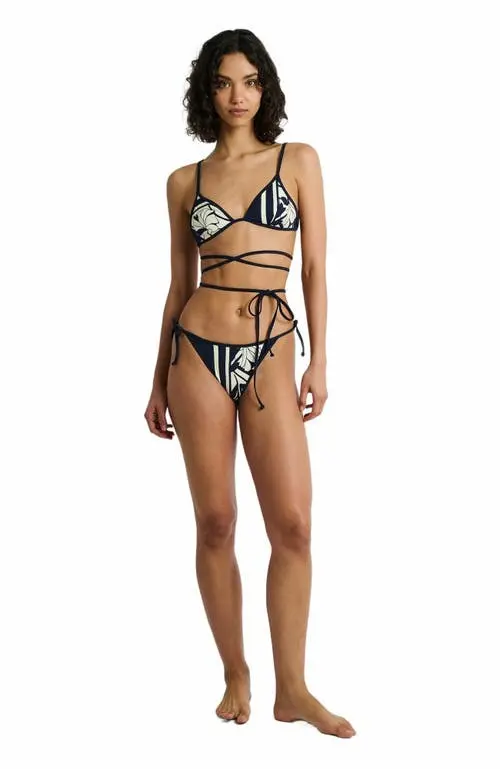 Onia Soleil Bikini Top - Deep Navy/egret