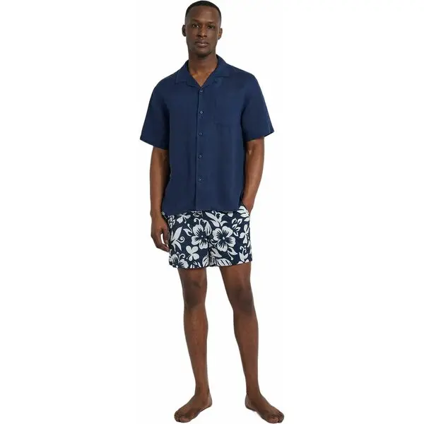 Onia Charles 5" Swim Trunks - Deep Navy Multi