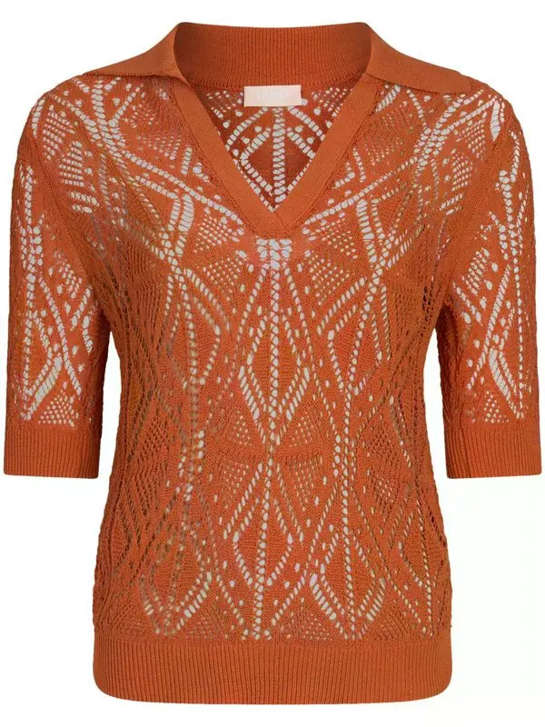 Liu Jo Crochet-knit Jumper