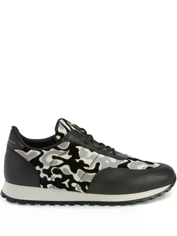 GIUSEPPE ZANOTTI Jimi Leather Sneakers - Black