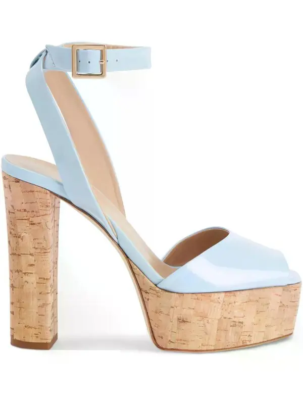 GIUSEPPE ZANOTTI 120mm Betty Sandals - Blue
