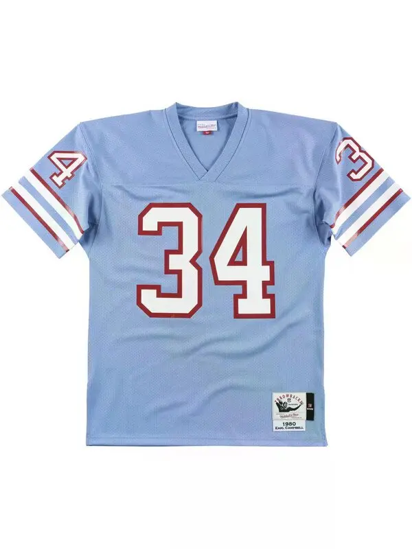 Mitchell & Ness 1980 Earl Campbell Oilers Authentic Jersey - Blue