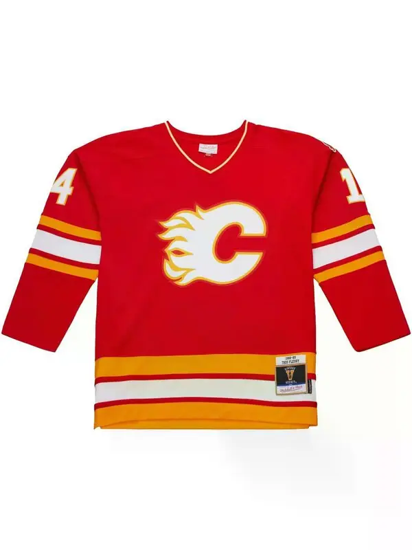 Mitchell & Ness Calgary Flames 1988/89 Theo Fleury Power Play Jersey - Red
