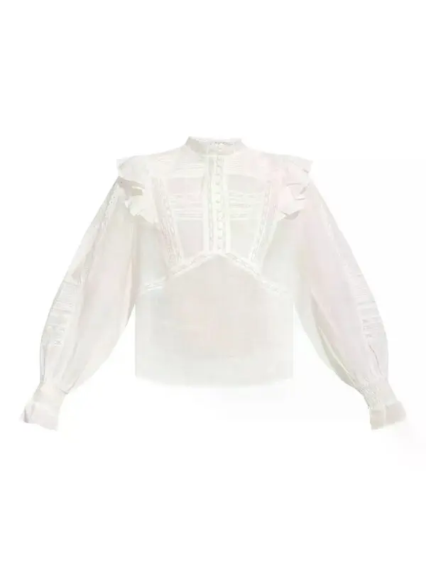 All Saints Heather Blouse - White