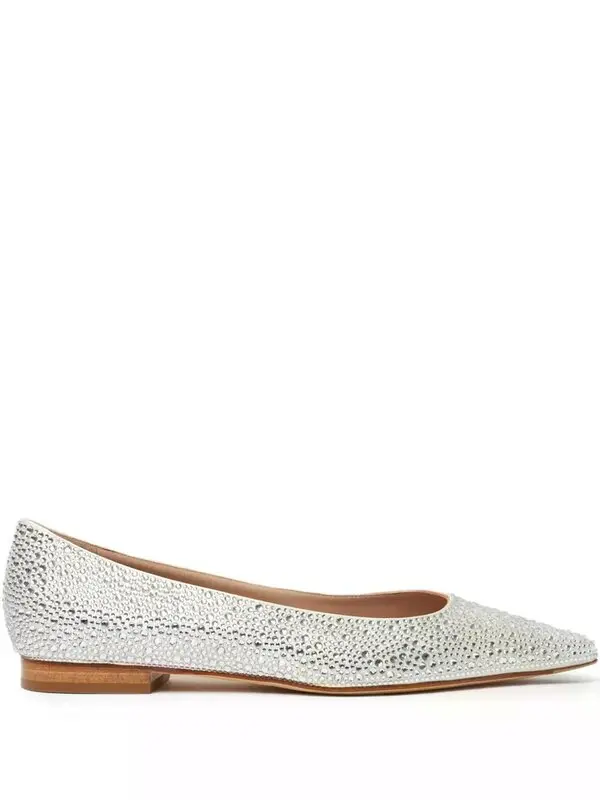SCAROSSO Embellished Ballerinas