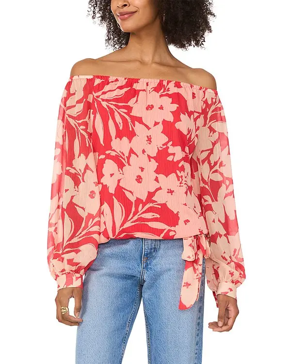 Vince Camuto Off-the-shoulder Top - Cayenne